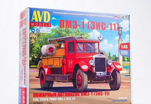 Сборная модель Пожарный автонасос пмз-1 (зис-11)