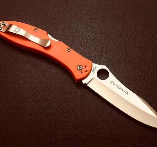 Нож Spyderco Centofante orange