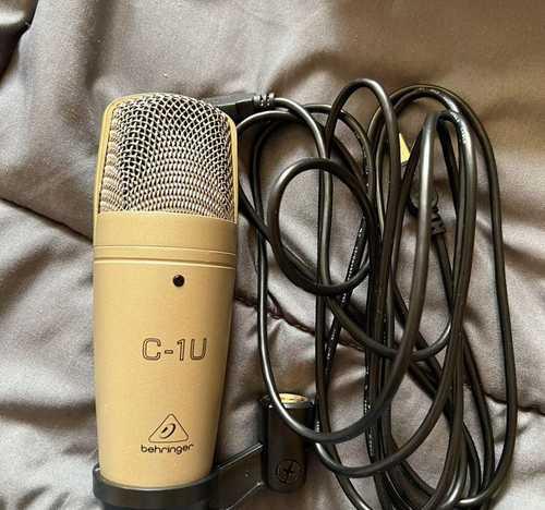 Студийный микрофон behringer c-1u