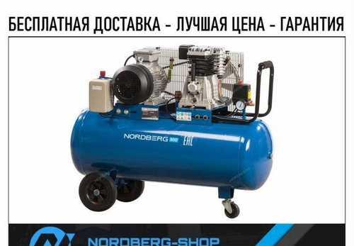 Компрессор поршневой 100 л nordberg ECO NCE100/520