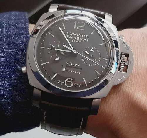 Часы Panerai Luminor Collection Luminor 1950 8 Days GMT Monopulsante Chronograph PAM00311