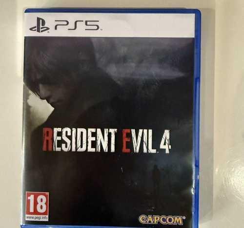 Resident Evil 4 remake ps5 диск