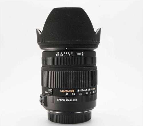 Sigma 18-125mm f/3.8-5.6 DC OS HSM