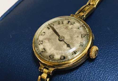 Старинные золотые часы 56 пробы