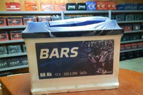 Аккумулятор Bars низкий 60ah 530а