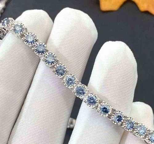 Cartier браслет из золота с сапфирами