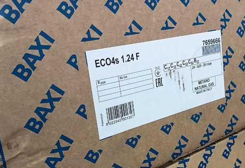 Котел газовый Baxi Eco 4s 1.24F (24 кВт)