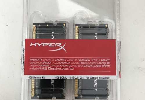 Память для Mac HyperX 16Gb (2x8Gb) DDR3L sodimm