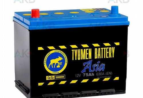 Аккумулятор автомобильный Tyumen Battery Asia 75 А