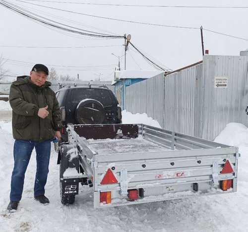 Компакт прицеп для перевозки квадроцикла и грузов