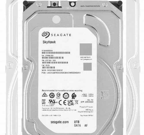 8 тб Жесткий диск Seagate SkyHawk ST8000VX009