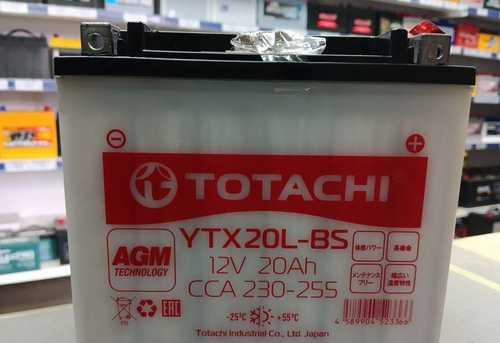 Акб 20Ач Totachi AGM YTX20L-BS