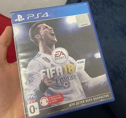 Диск на Ps4 FIFA 18