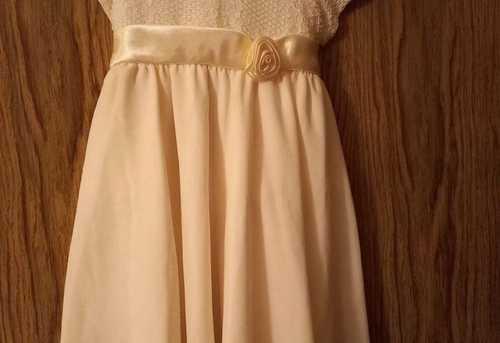 Нарядное платье для девочки 98 104 белое