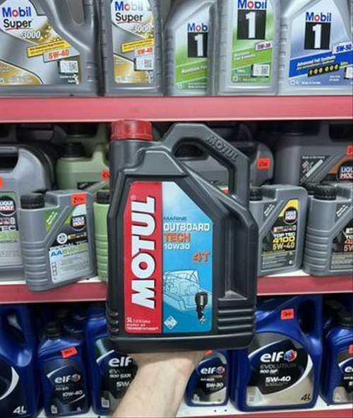 Motul outboard tech 4t 10w30 5л