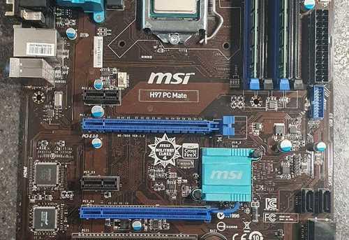 Msi h97 материнская плата