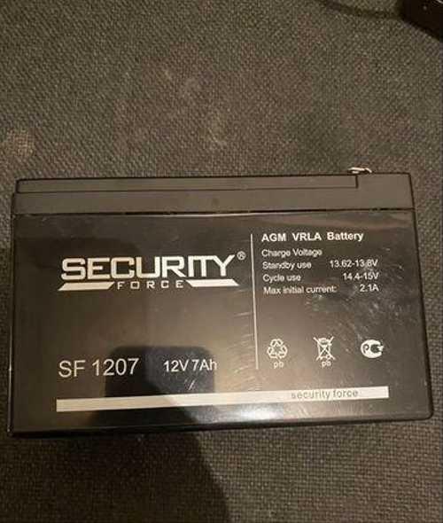 Аккумулятор Security Force SF 1207