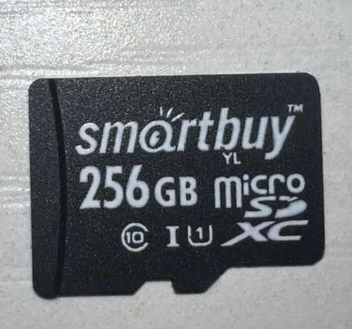 Карта памяти microsd smartbuy 256gb