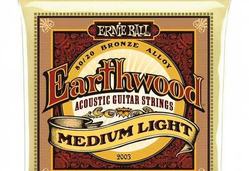 Ernie Ball 2003 струны для гитары акустики 80/20