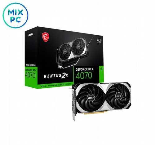 Видеокарта RTX4070 12GB MSI ventus 2X OC