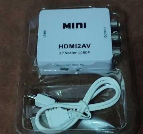 Переходник с hdmi на тюльпаны