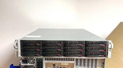 Сервер хранения Supermicro 3.5", 10G, Xeon v3/v4