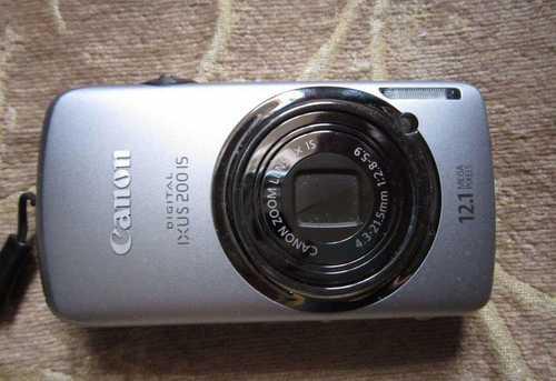Компактный фотоаппарат Canon ixus 200 IS