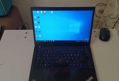 14" Lenovo THINKPAD T495, 256 ГБ, Ryzen 5 3500U, RAM 16 ГБ, Radeon Vega 8