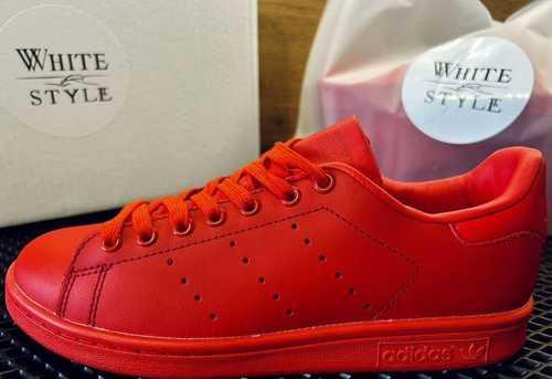 Кеды Кроссовки Adidas Stan Smith (Red)