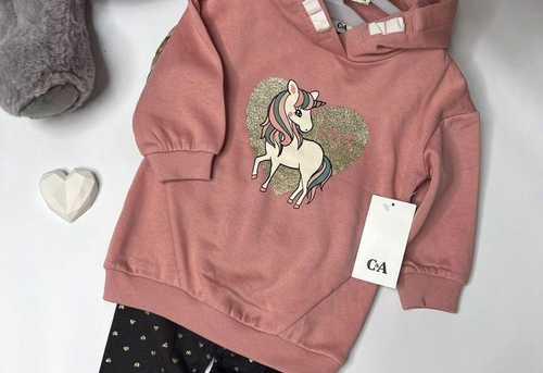 Теплый весенний костюм C&A 116 на девочку