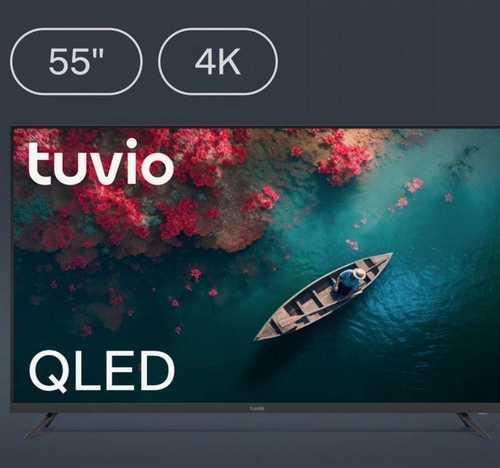 Новый 55” Телевизор Tuvio 4K ultra HD qled YaOS