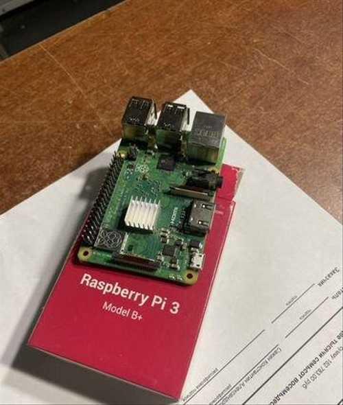 Микрокомпьютер Raspberry Pi 3 model B+ ARMv8 1Gb/W