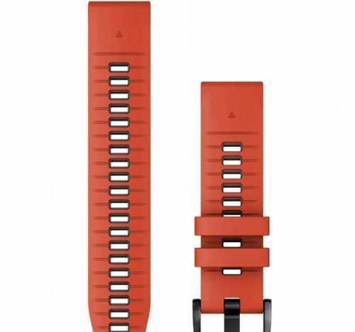 QuickFit 22 Watch Bands Flame Red/Graphite