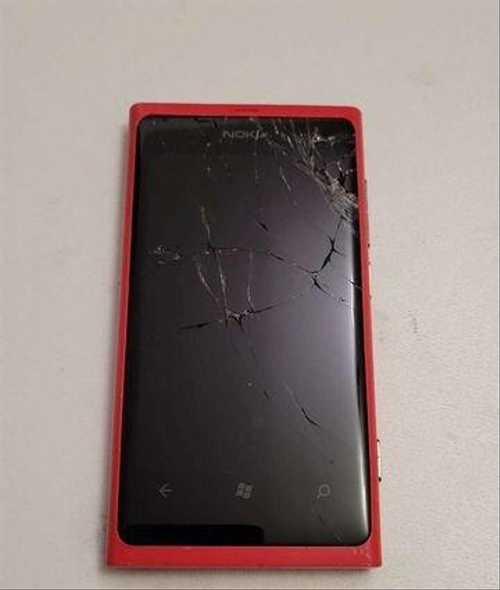 Nokia Lumia 800 Red На запчасти