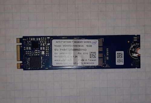 SSD Intel optane memory 16gb