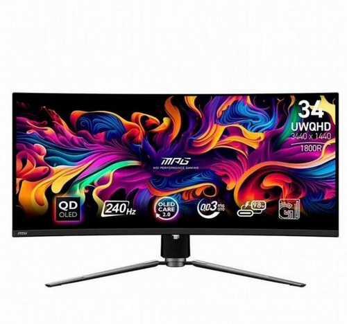 Монитор MSI MPG 341cqpx QD-oled, 34", 240 Гц