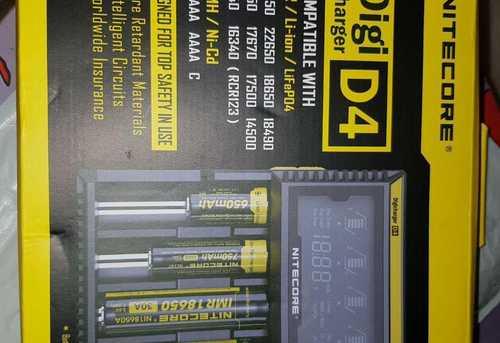 Nitecore D4 зарядное устройство