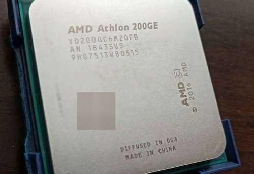 AM4 Athlon 200GE с Radeon Vega 3 видеокартой