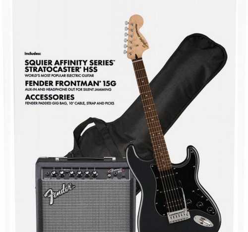 Электрогитара fender squier Stratocaster Pack