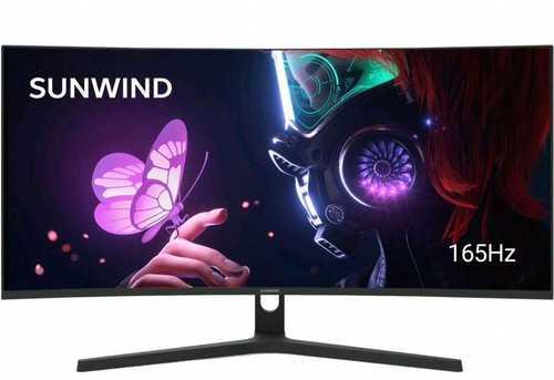 Монитор Sunwind sm-34qv401, 34" 165гц, 21:9