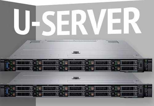 Сервер Dell R640 8SFF 2*6138 128Gb H730p 2*750W
