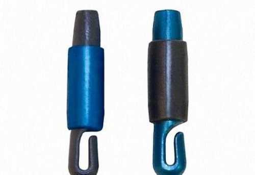 Коннектор лески серо-синий от 0,8 до 2,3-10шт