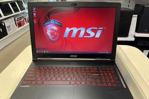 Игровой бу ноутбук MSI GL63 8RC