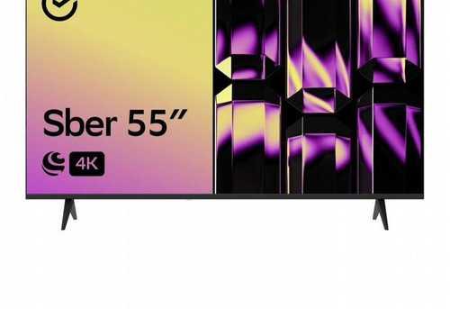Телевизор Sber SDX-55U4126, 55"(139 см), UHD 4K