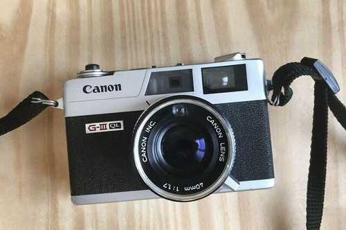 Canon Canonet G-III QL17 дальном. пленочная камера