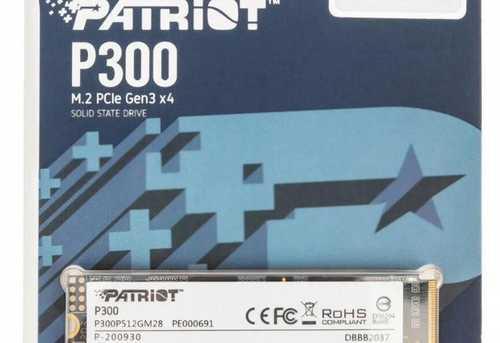 Patriot P300 P300P512GM28 512гб, M.2 2280, PCIe 3