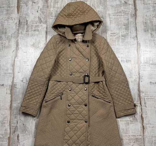 Женское стеганое пальто с капюшоном Burberry, ориг