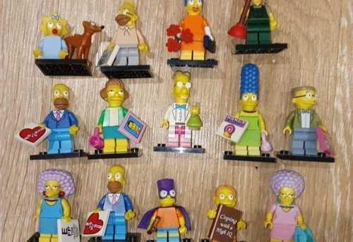 Lego minifigures simpsons