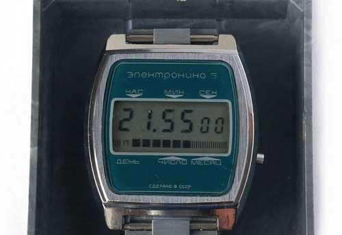 Редкие часы Электроника 5 Б6 202 30350 СССР 1980е
