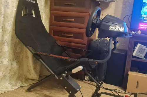 Playseat Challenge + T300 + T-LCM + ручник DimSim